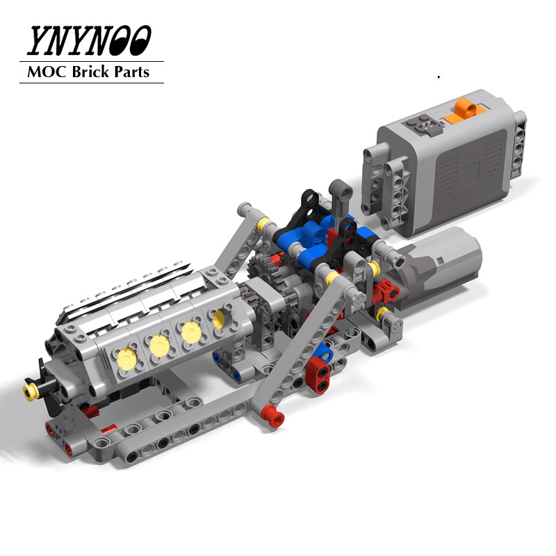 High-Tech Mechanical Power Group V8 Engine Cylinder Model Matched ...