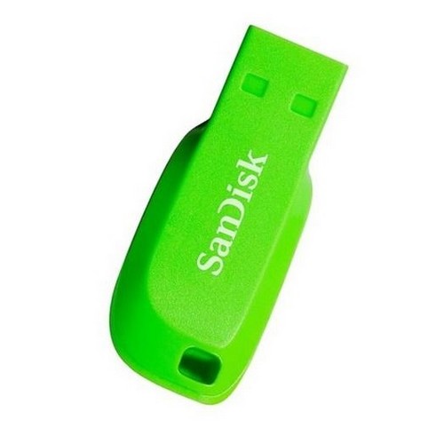 Sandisk Cruzer Blade 16GB - Electric Green (CZ50C-016GB35G) ( แฟลชไดร์ฟ ...