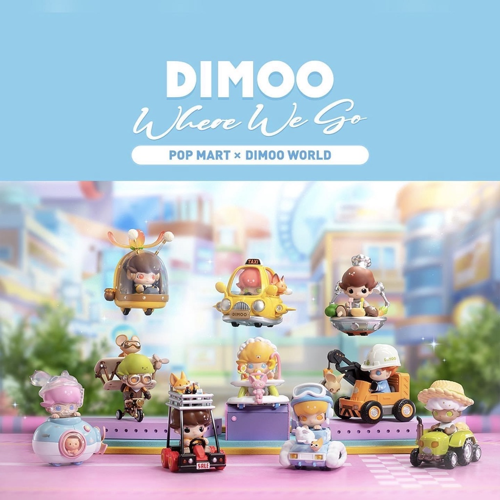 [แบบแยก] Dimoo Where We Go series ️ POP MART Limited series ของแท้ ของ ...