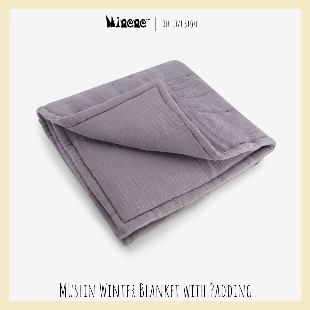Muslin Winter Blanket with Padding 80x80CM ผ้าห่มนวมมัสลินคอทตอน 100 ...