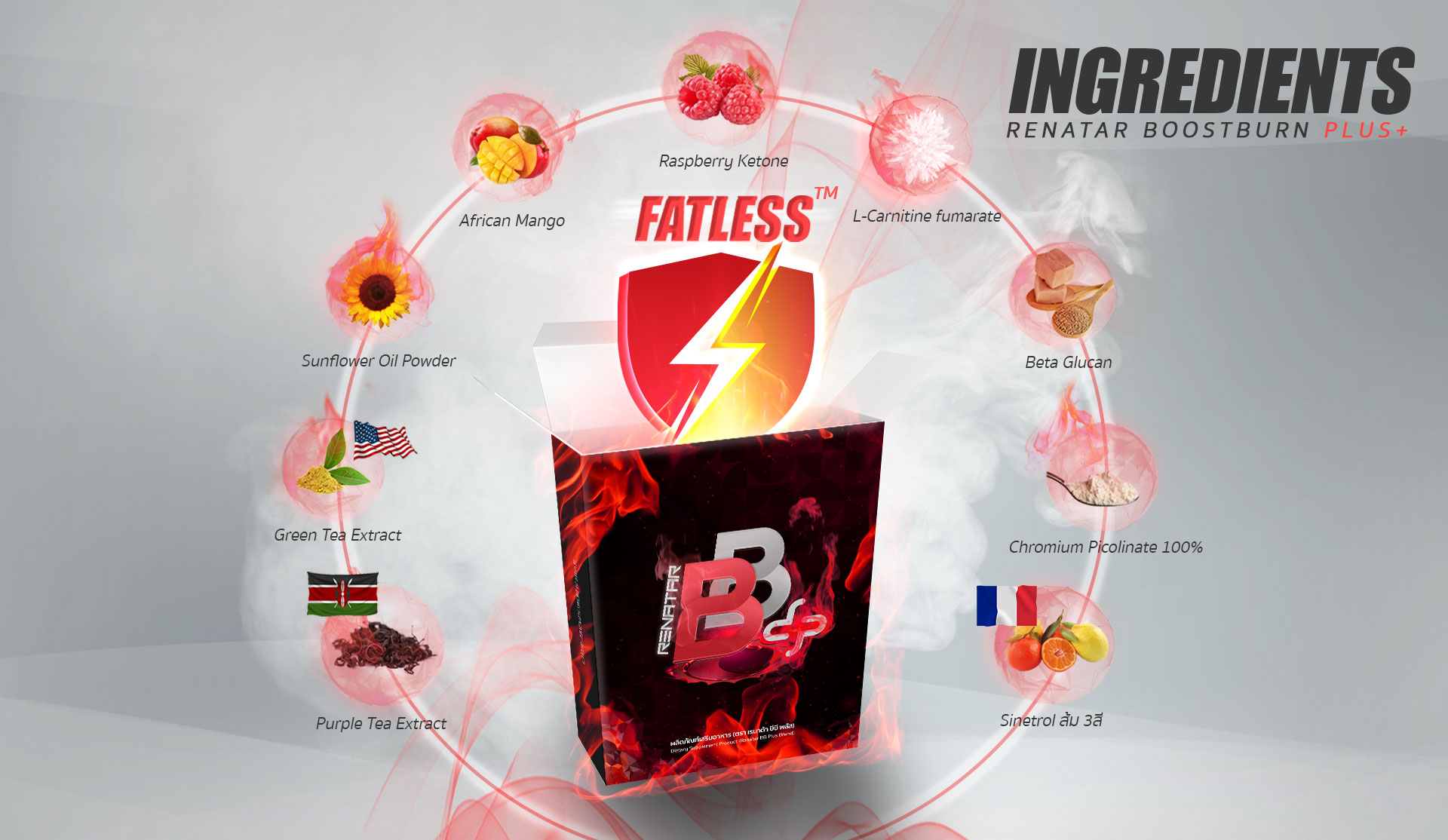 Renatar BB Plus Boost Burn 10 เม็ด เรนาต้า บีบี พลัสบูสเบิร์น - Bella Colla by Wora - ThaiPick