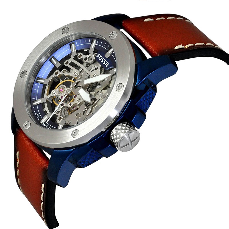 พร้อมสต็อก ！Original Fossil Modern Machine Sport Automatic Dark Brown ...