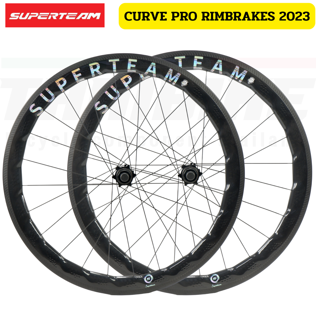ล้อจักรยานเสือหมอบคาร์บอนดิสก์เบรค/ริมเบรค Superteam curve pro 2 ...