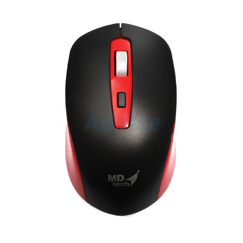 Wireless Optical Mouse USB MD-TECH (RF-169) Black/Red (( เมาส์ ...