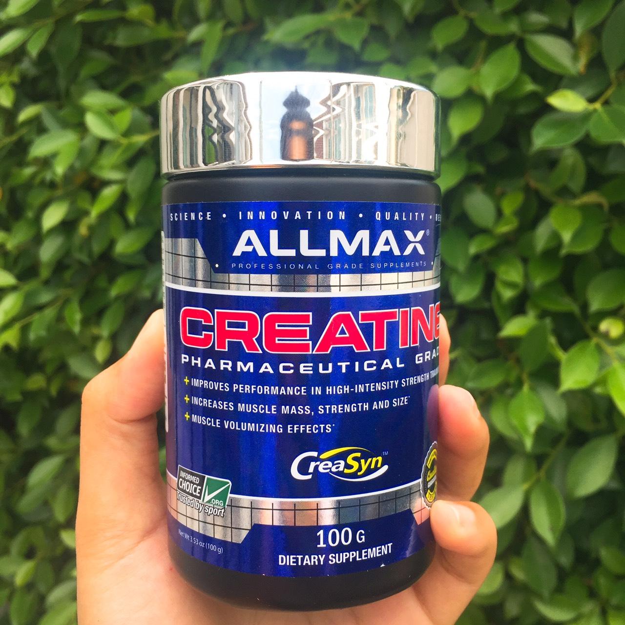 (ALLMAX Nutrition®) Essentials Creatine Powder 100 or 400 g ครีเอทีน ...