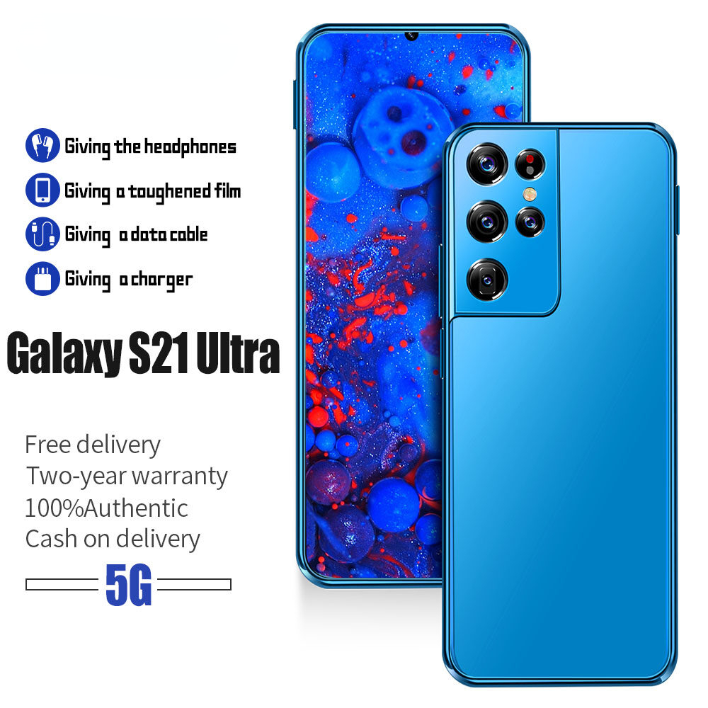 โทรศัพท์มือถือ Samsang Galaxy S21 Ultra 5G โทรศัพท์ของแท้ android phone RAM 12GB ROM 512GB ...