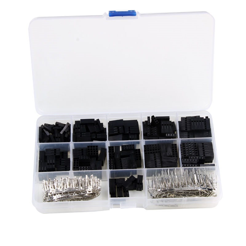 620pcs Dupont 18-26AWG Wire Jumper Pin Header Connector Housing M/F ...