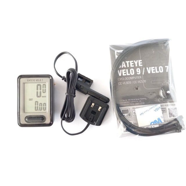 ไมล์จักรยาน CATEYE รุ่น VELO 7 CC-VL520 ไมล์จักรยานชนิดไมล์สาย 7 ฟังก ...
