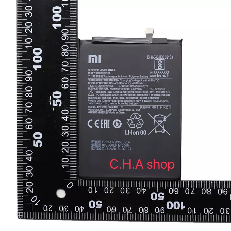 แบตเตอรี่ แท้ Xiaomi Redmi 8 / Redmi 8A BN51 5000mAh - C.H.A Shop ...
