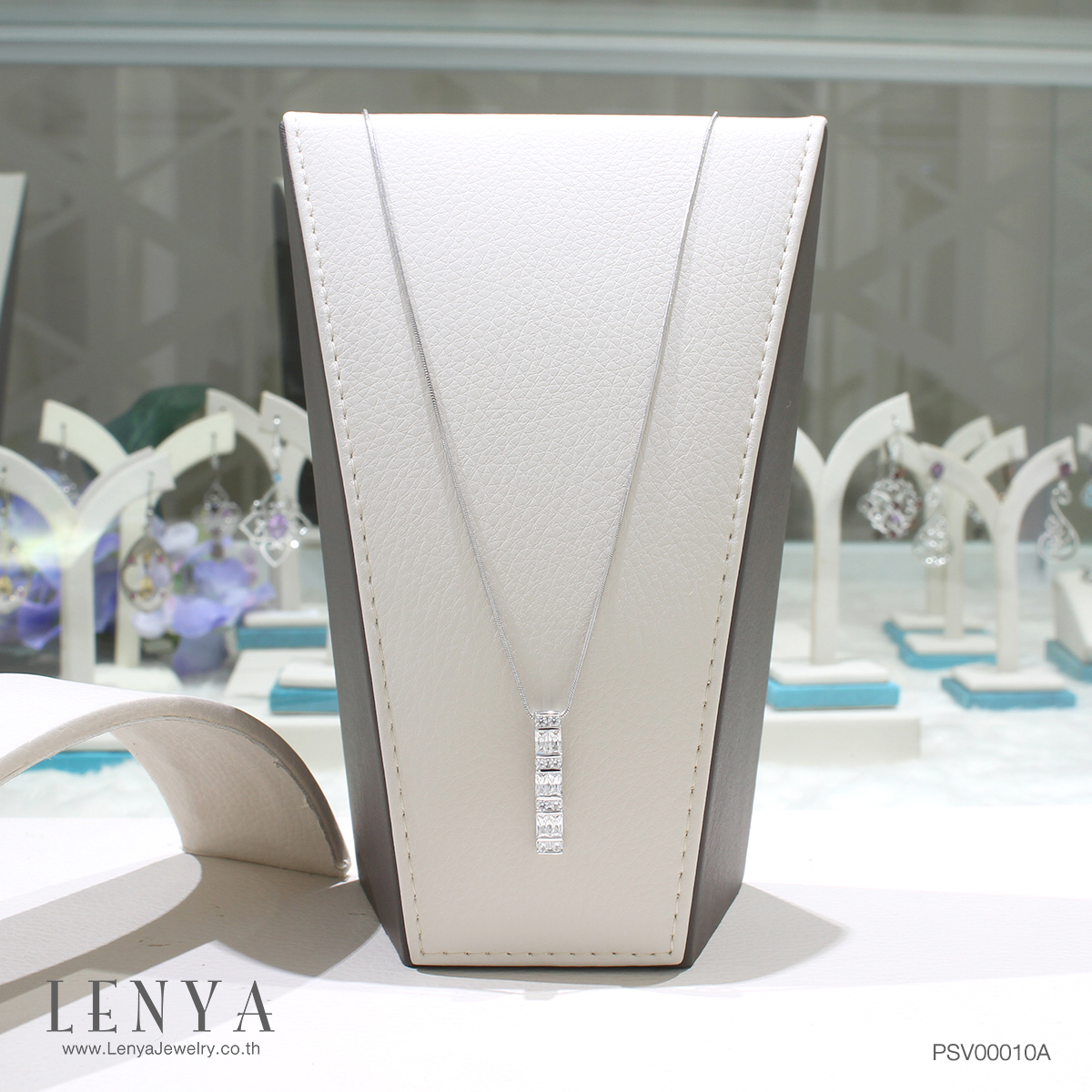 จี้เงินแท้ พลอยสีแดง ทรงรี - หยดน้ำ (เฉพาะจี้ไม่รวมสร้อยเงินแท้ ...