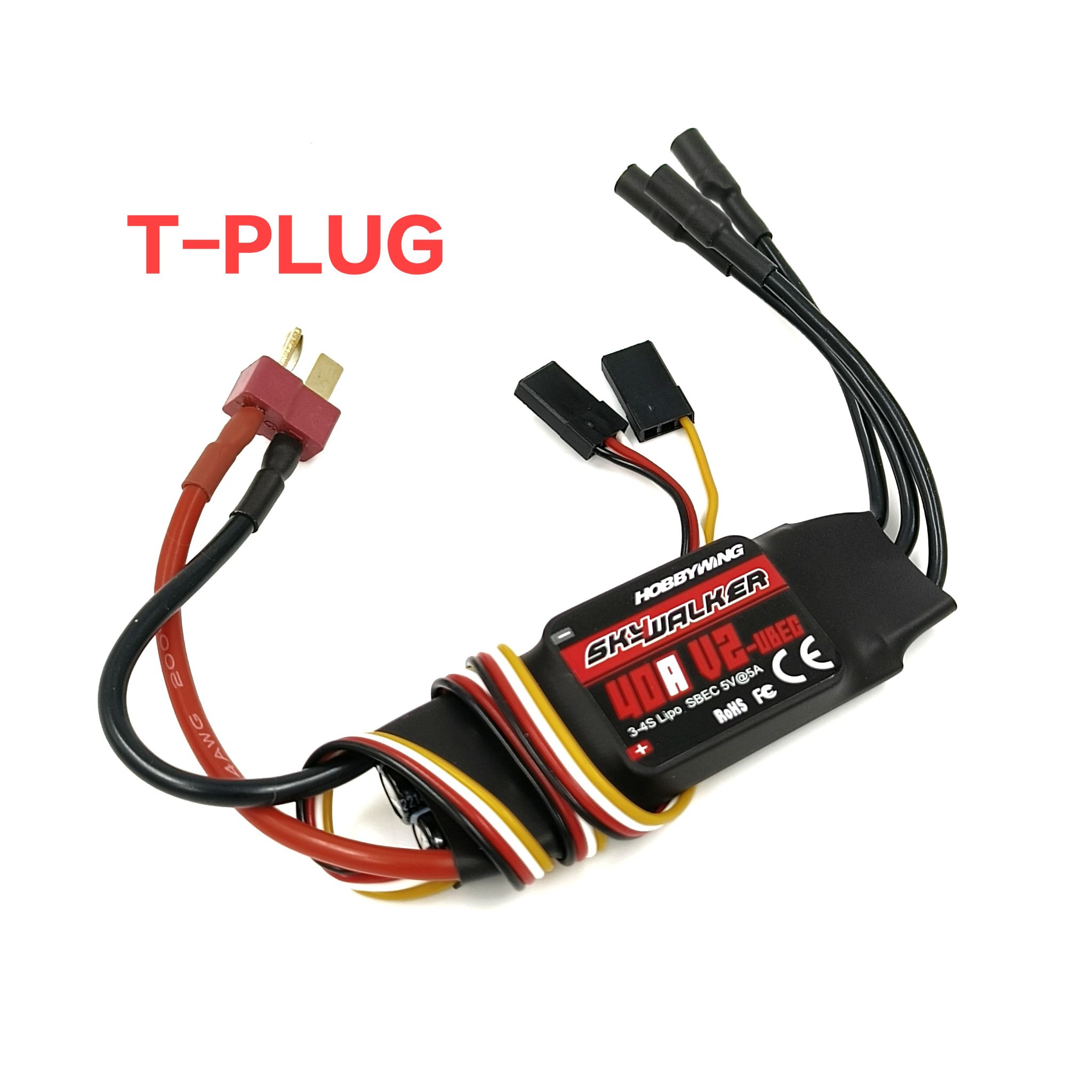 Hobbywing Skywalker 40A V2-UBEC 5V5A ESC Electric Speed Controler With UBEC For RC FPV ...