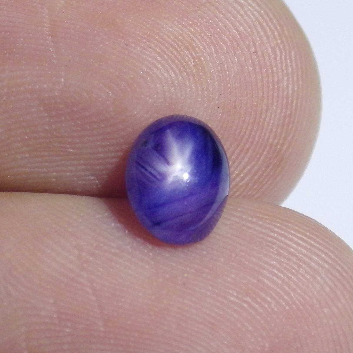 พลอย สตาร์ แซฟไฟร์ ดิบ ธรรมชาติ แท้ ( Unheated Natural Purple Blue Star ...