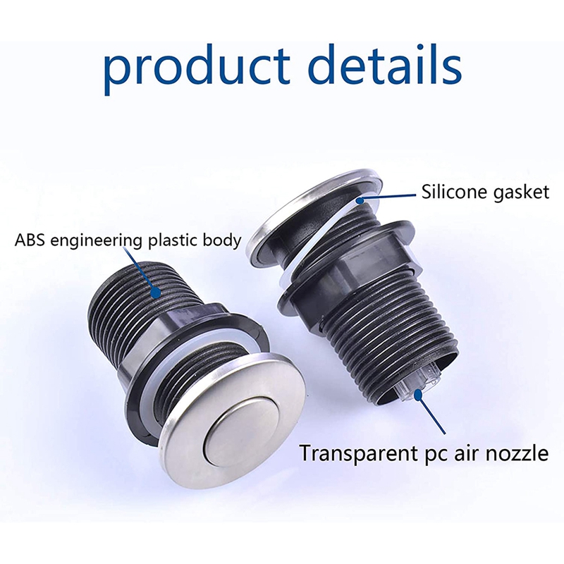 1Pcs 32mm / 1.26Inch Pool Pump Pneumatic Air Button Switch for Garbage ...