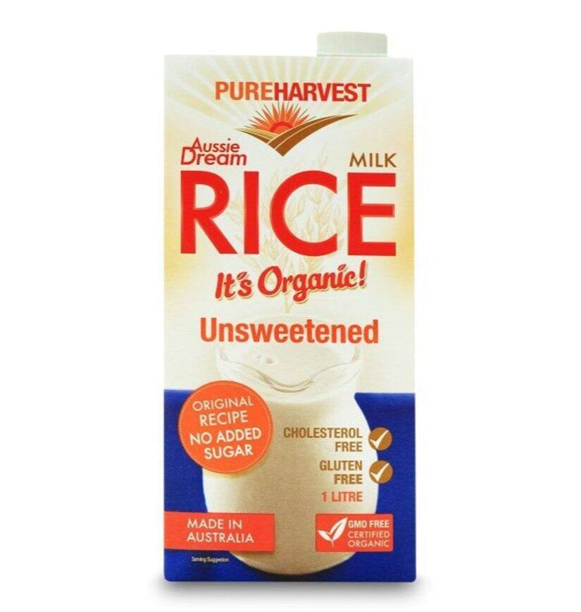 PUREHARVEST Organic Rice Milk Unsweetened No Sugar เพียวฮาร์เวสต์ ออแกน ...