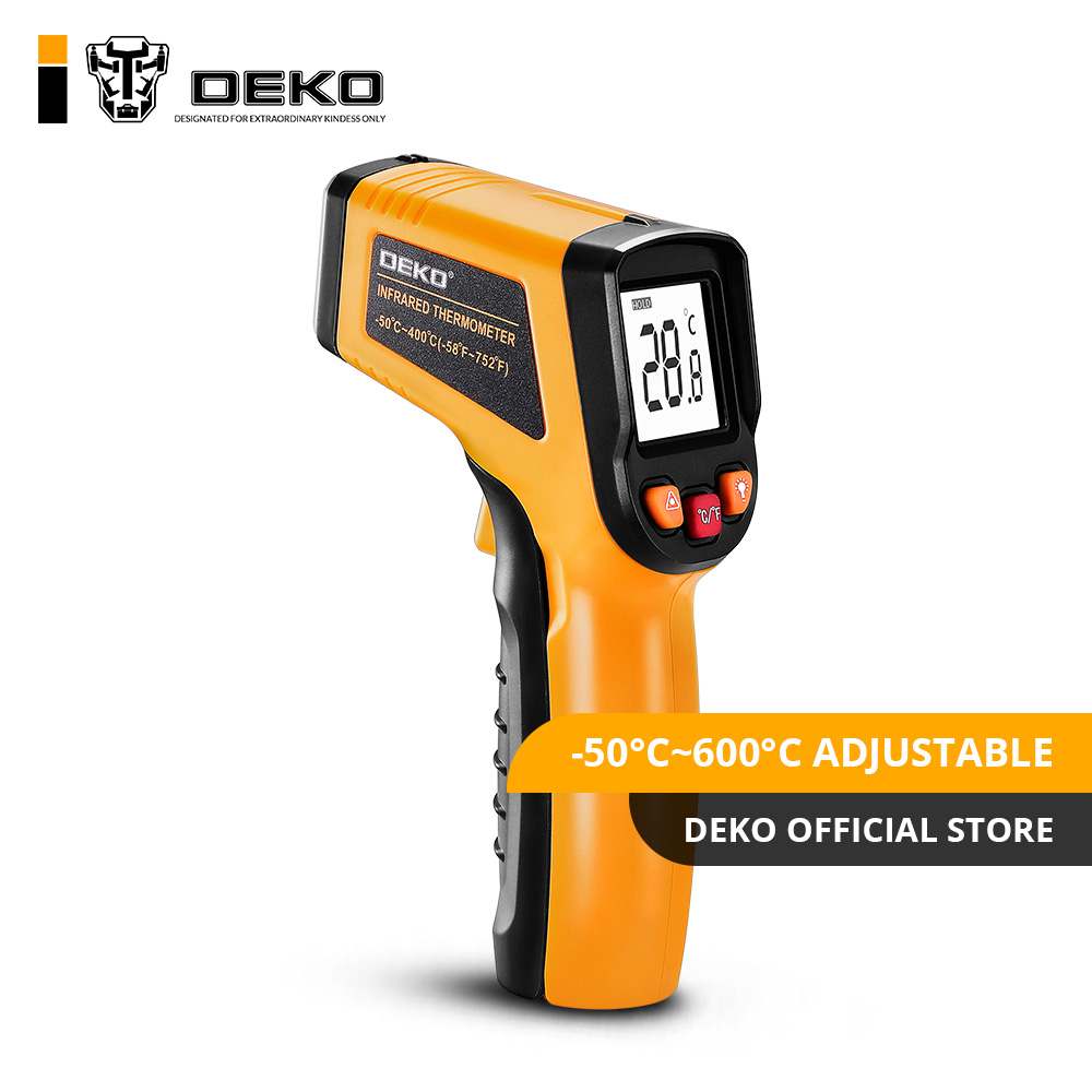 DEKO WD01 Non-Contact LCD IR อินฟราเรดดิจิตอล C/F เลือกเครื่องวัด ...