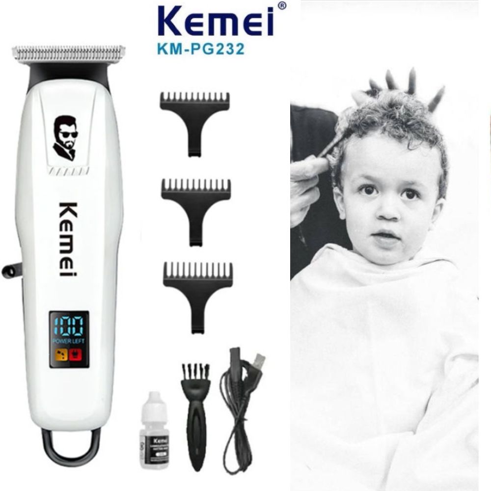 KM-PG 232 Professional Trimmer with 120 min Runtime 4 Length Settings ...