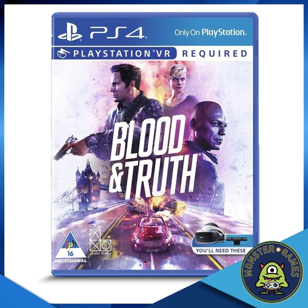 Ps4 Blood & Truth VR Set + Ps4 Camera + 2 Move motion ของแท้ประกันศูนย์ ...