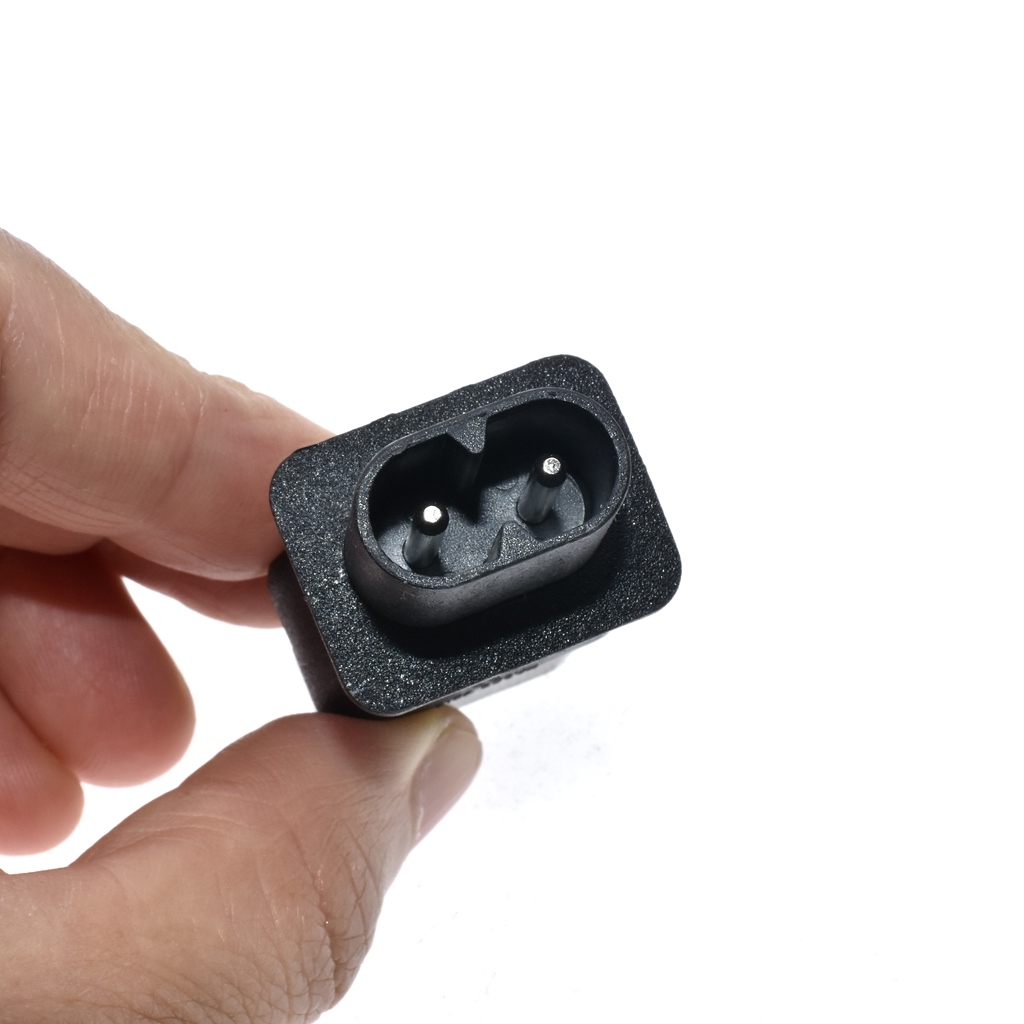 IEC C13 Female To C8 Male 2 Pin Plug Converter AC Power Adapter AC250V ...