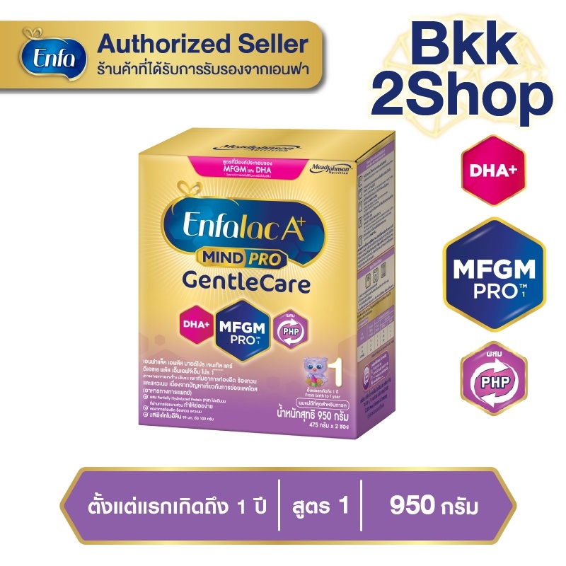 NEW Enfalac A 1 Gentlecare เอนฟาแลค เอพลัส เจนเทิลแคร์ นมผง ย่อยง่าย ...