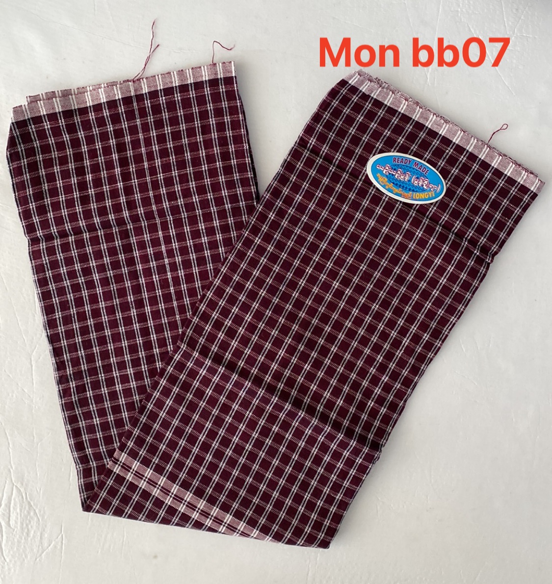 โสร่งเด็กมอญ 6-10 ปี ယဥ်ယဥ်မွန် (မွန်ရိုးရာ) အနံကြီးကွင်းကျယ် ခ လေးလုံချည် Mon Longyi Ready Made ...