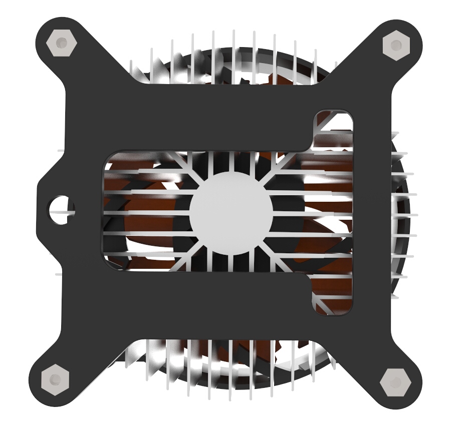 Desktop Computer PC CPU Heatsink Cooler Fan core 3 Pin for LGA 775 or ...