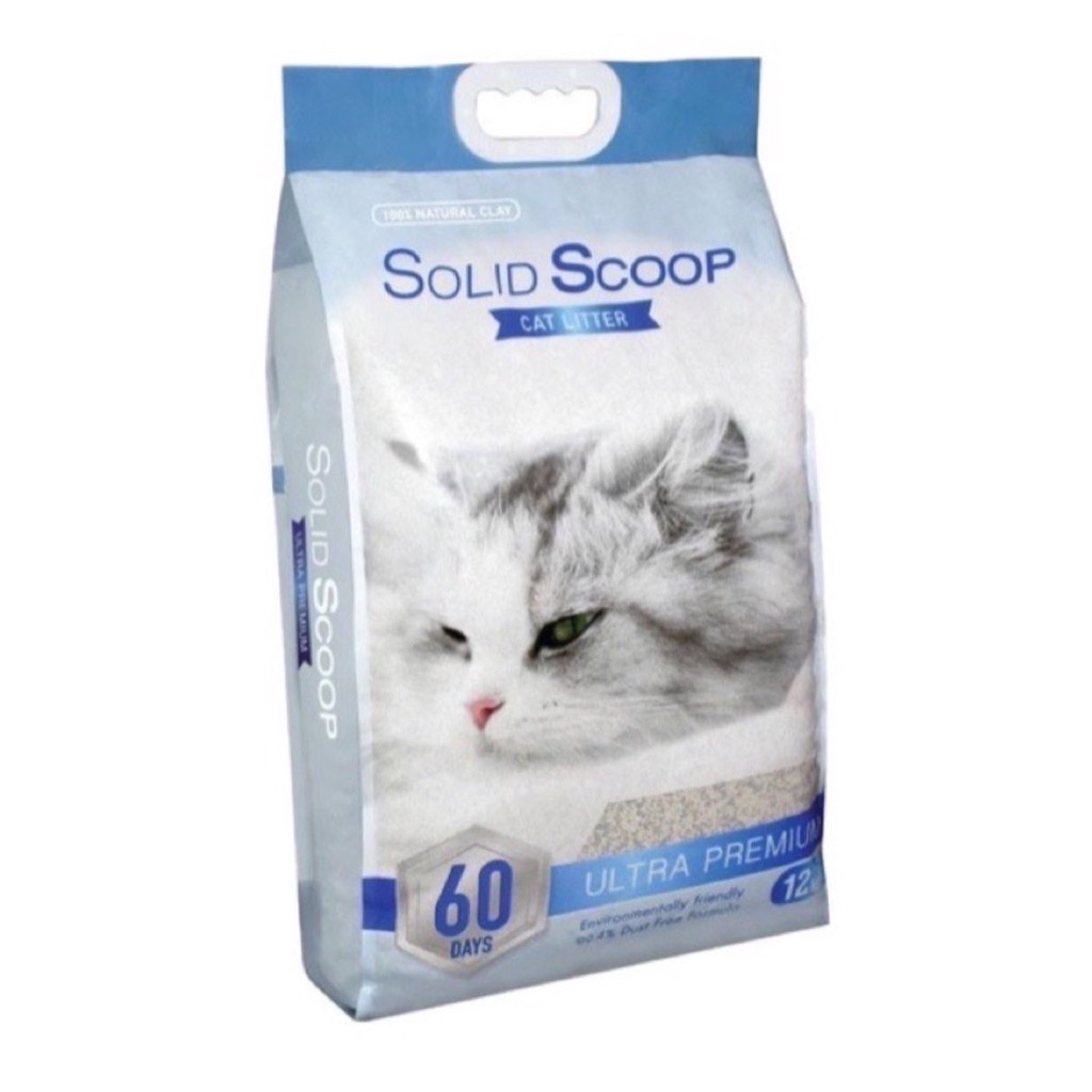 ทรายแมวภูเขาไฟ Solid Scoop (โซลิด สคูป) 12 kg | Lazada.co.th