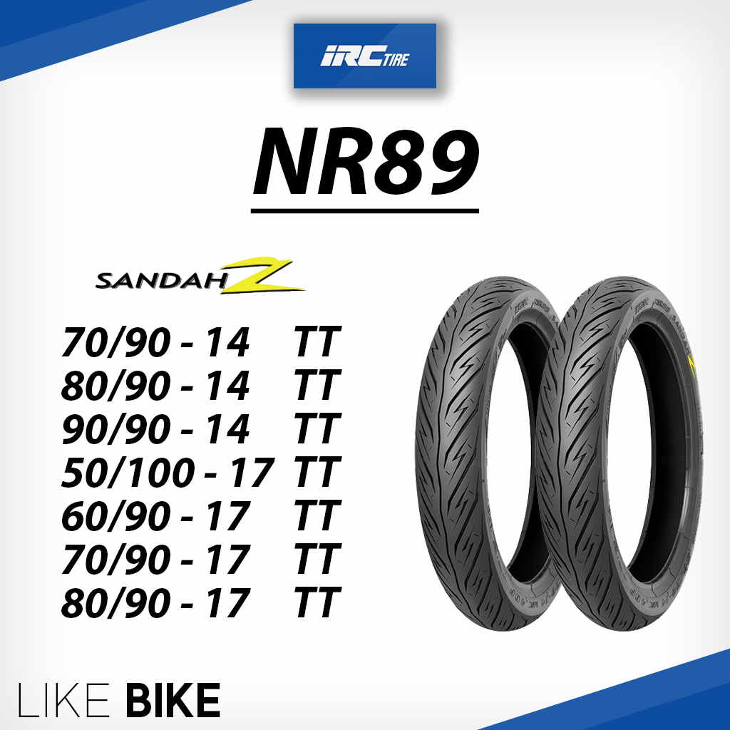 ต้องใช้ยางใน : ยาง IRC NR89 รุ่น SANDAH-Z ขอบ 14 17 ยางรถมอเตอไซค์ wave ...