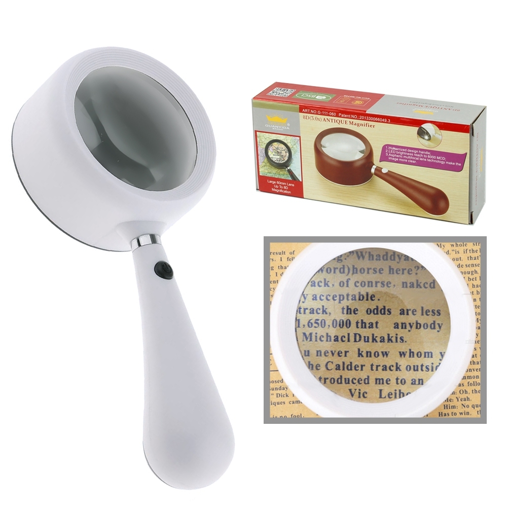 Telecorsa แว่นขยาย 8D (3.0x) ANTIQUE Magnifier No.N2746 รุ่น Magnifier ...