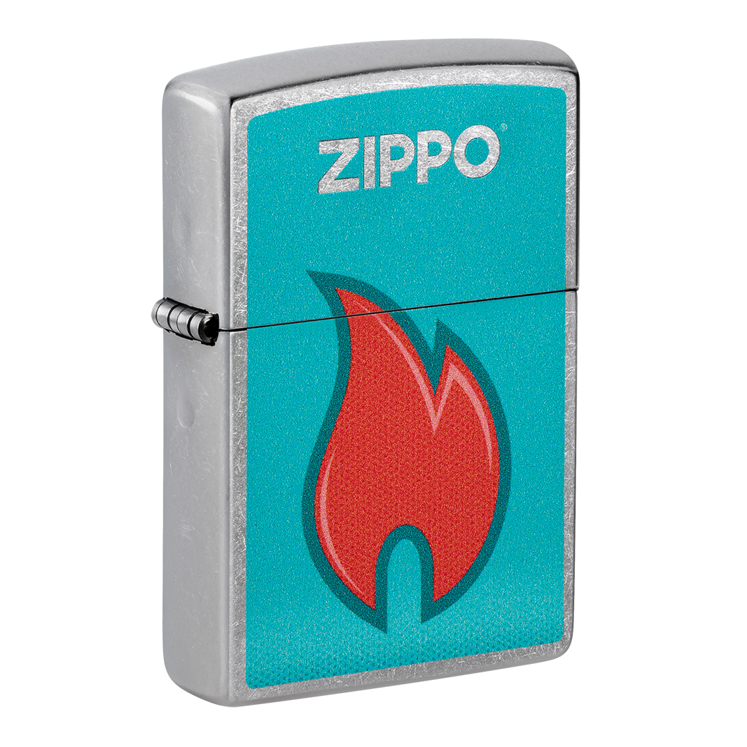 48495 Zippo Flame Design ของแท้ (Empty Zippo Lighter without Fuel ไฟแช ...
