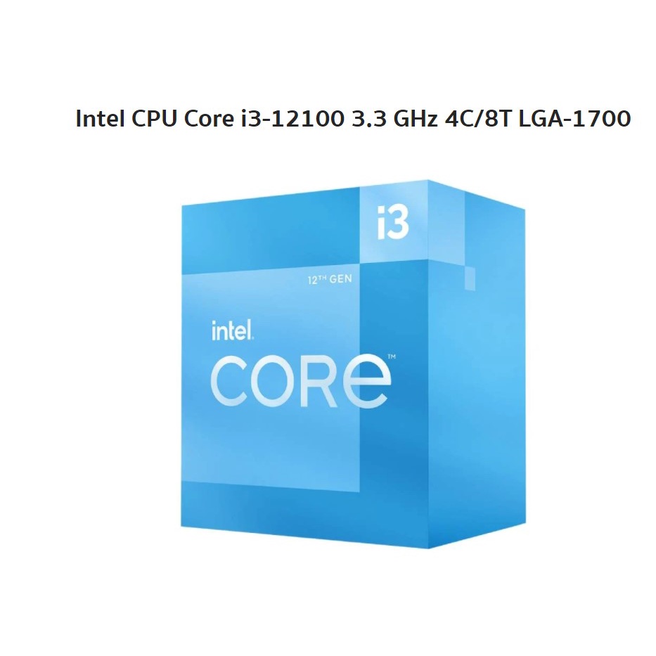 Intel CPU Core i3-12100 3.3 GHz 4C8T LGA-1700 ประกัน 3ปี - Sell_computer2023 - ThaiPick