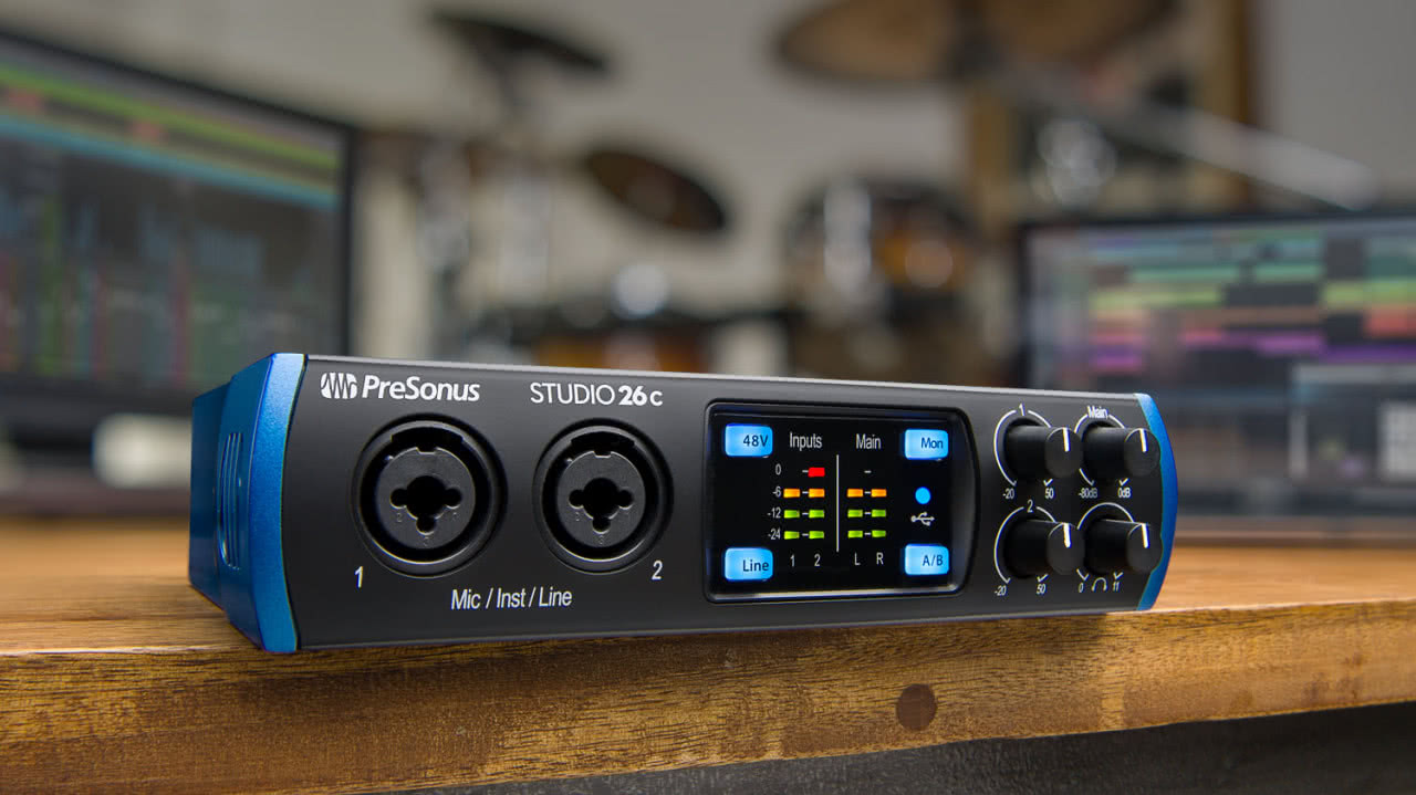 PreSonus Studio 26C By Muzic Craft ออดิโอ อินเตอร์เฟสระดับโลก 2อิน 4 ...