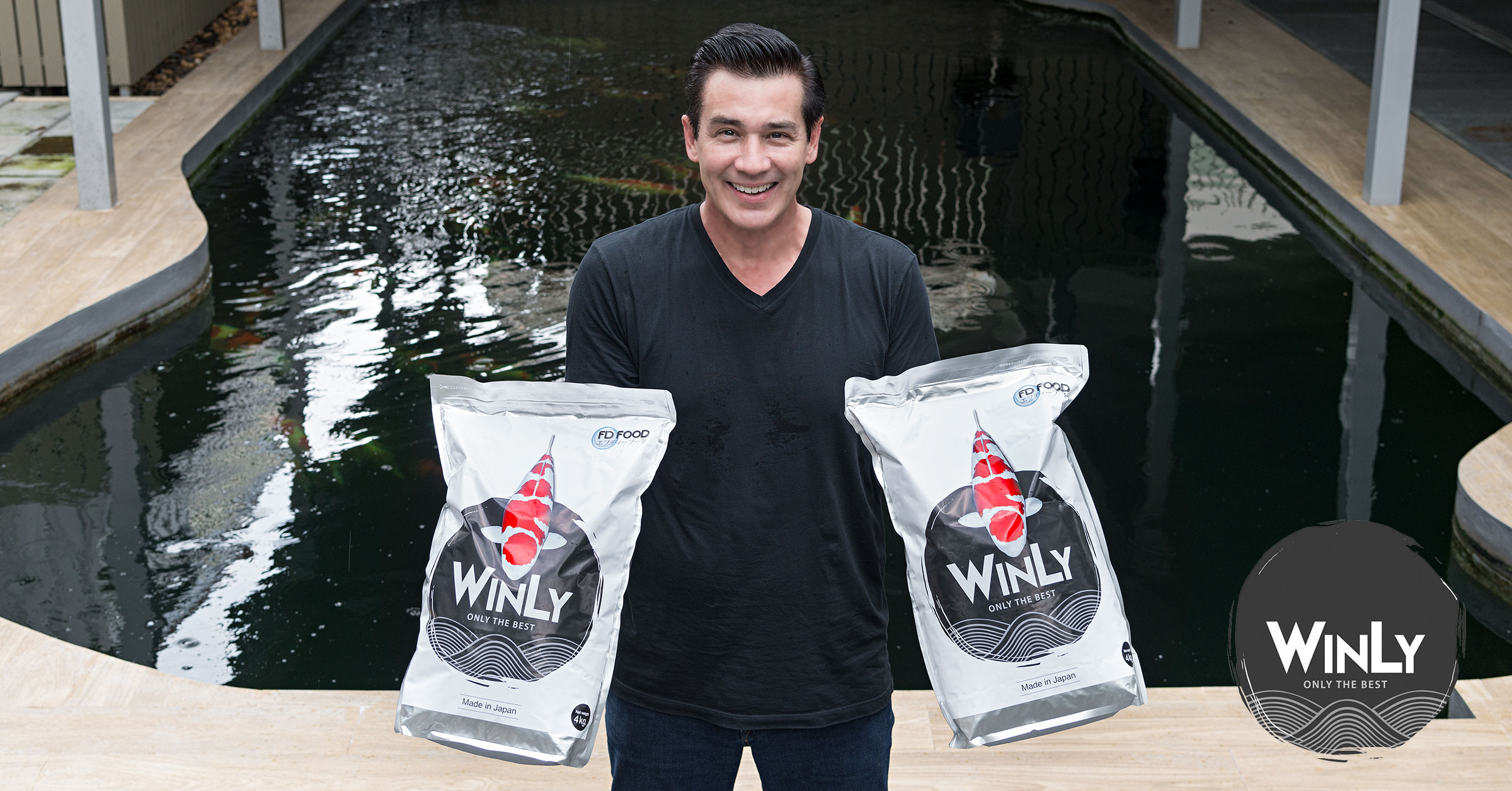 ( เม็ด M ) อาหารปลาคาร์ฟ WinLy ( สูตรเร่งโต ) ขนาด 4 kg - บ้านค่ายโค่ย ...