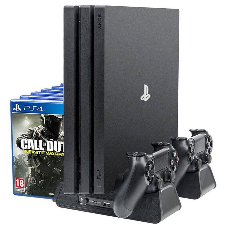 ขาตั้ง PS4 Pro PS4 Slim ยี่ห้อ DOBE ของแท้ (Stand PS4) ขาตั้งเครื่อง ...