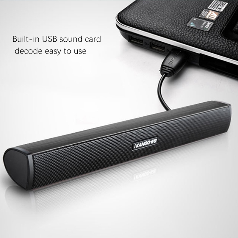 IKANOO for Laptop Subwoofer Stereo Soundbar Compatible with Noteook PC ...