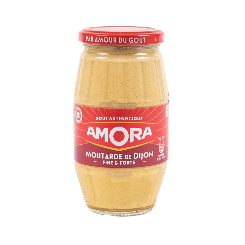 Amora Dijon Mustard Fine&Forte อโมร่า มัสตาร์ด 440g. - Sarina Markt ...