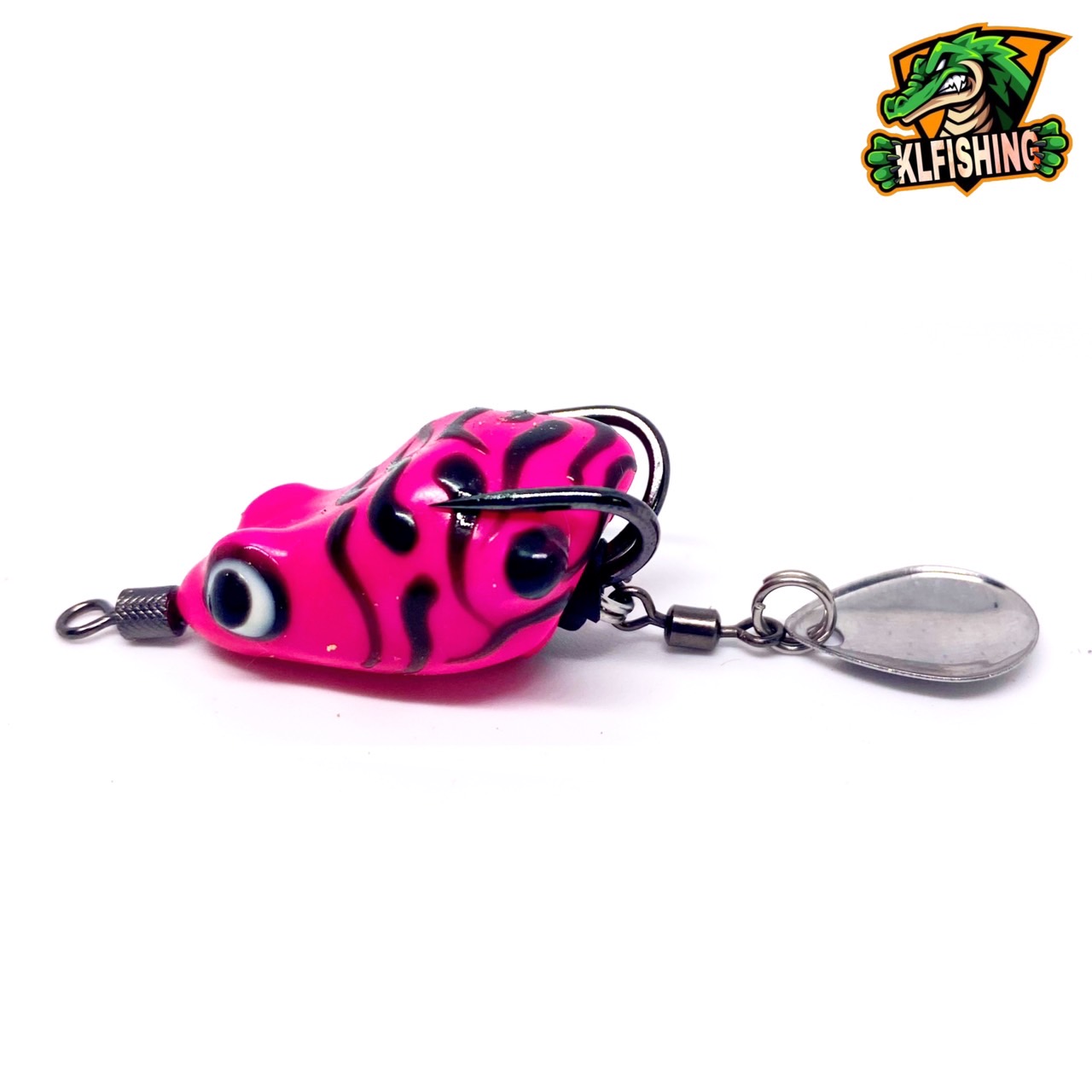 🔥สุดคุ้ม🔥กบยางราคาถูก กบยางตกปลา รุ่นกบยางลายเสือ ขนาด 3 ซม หนัก 6.5 ...