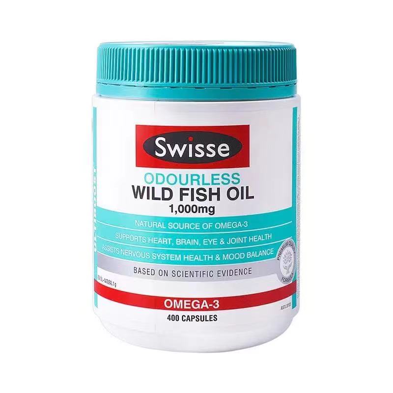 8989Swisse Ultiboost Odourless Wild Fish Oil 1000mg OMEGA-3 400 ...