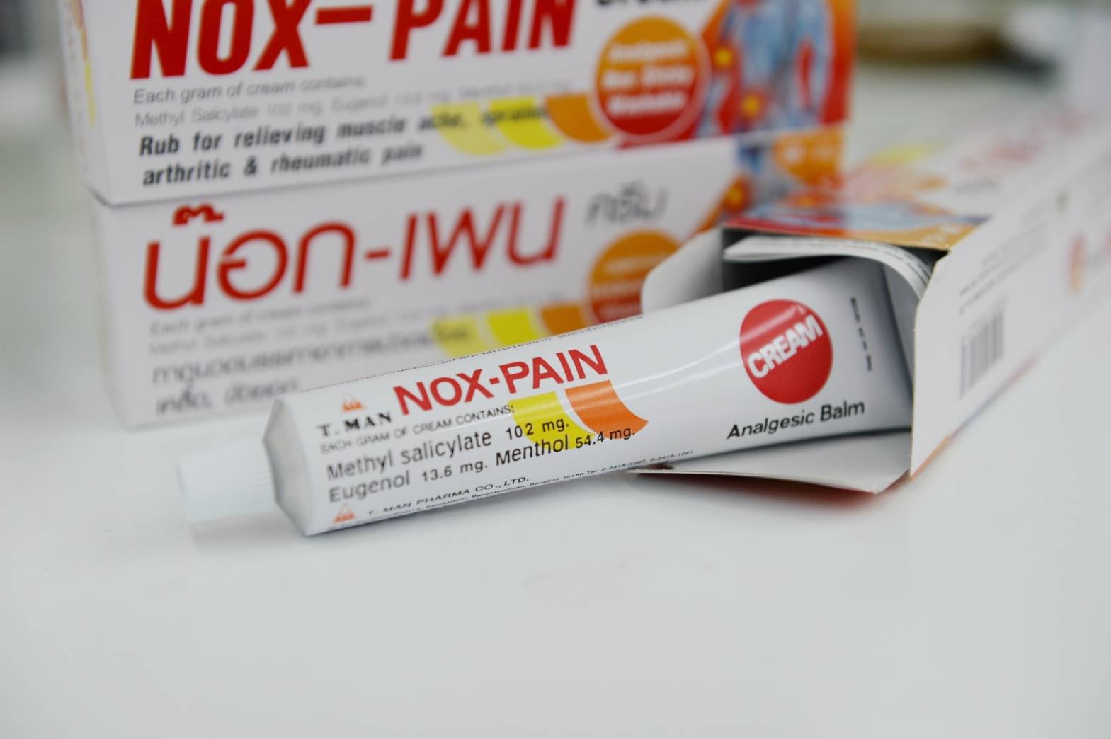 NOX-PAIN Cream 50g น๊อก-เพน ครีมบรรเทาปวดเมื่อย เคล็ด ขัดยอก **ส่ง ...