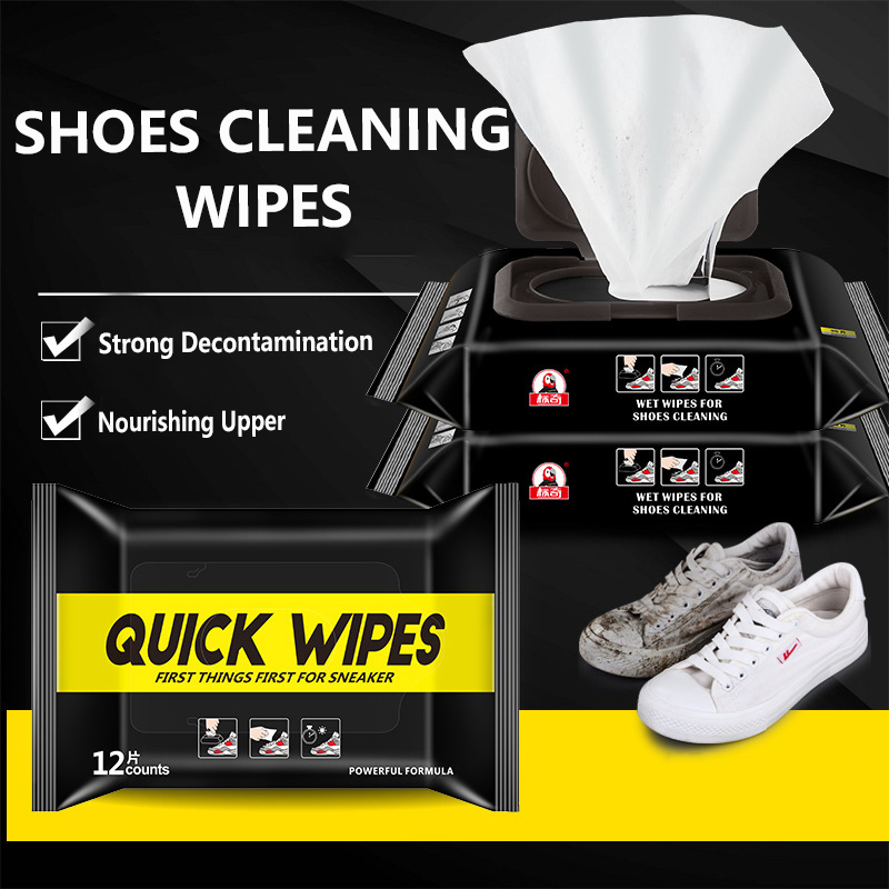 20212468 Packs White Shoe Wipes Disposable Portable Shoe Cleaning Wet ...