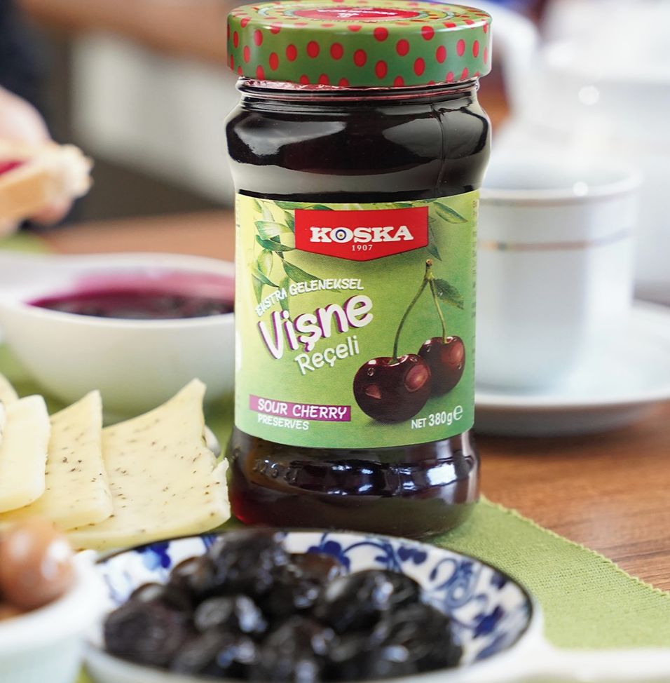 Sourcherry Jam, Vişne Reçeli, S.Cherry Jam 380 gr مربى الكرز Halal ...