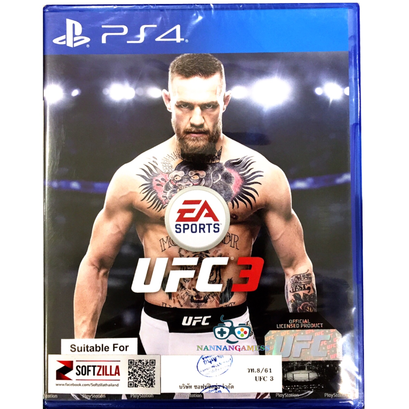 PS4 UFC 3 EA SPORTS ( Zone 3 / Asia )( English ) - nannangamess - ThaiPick
