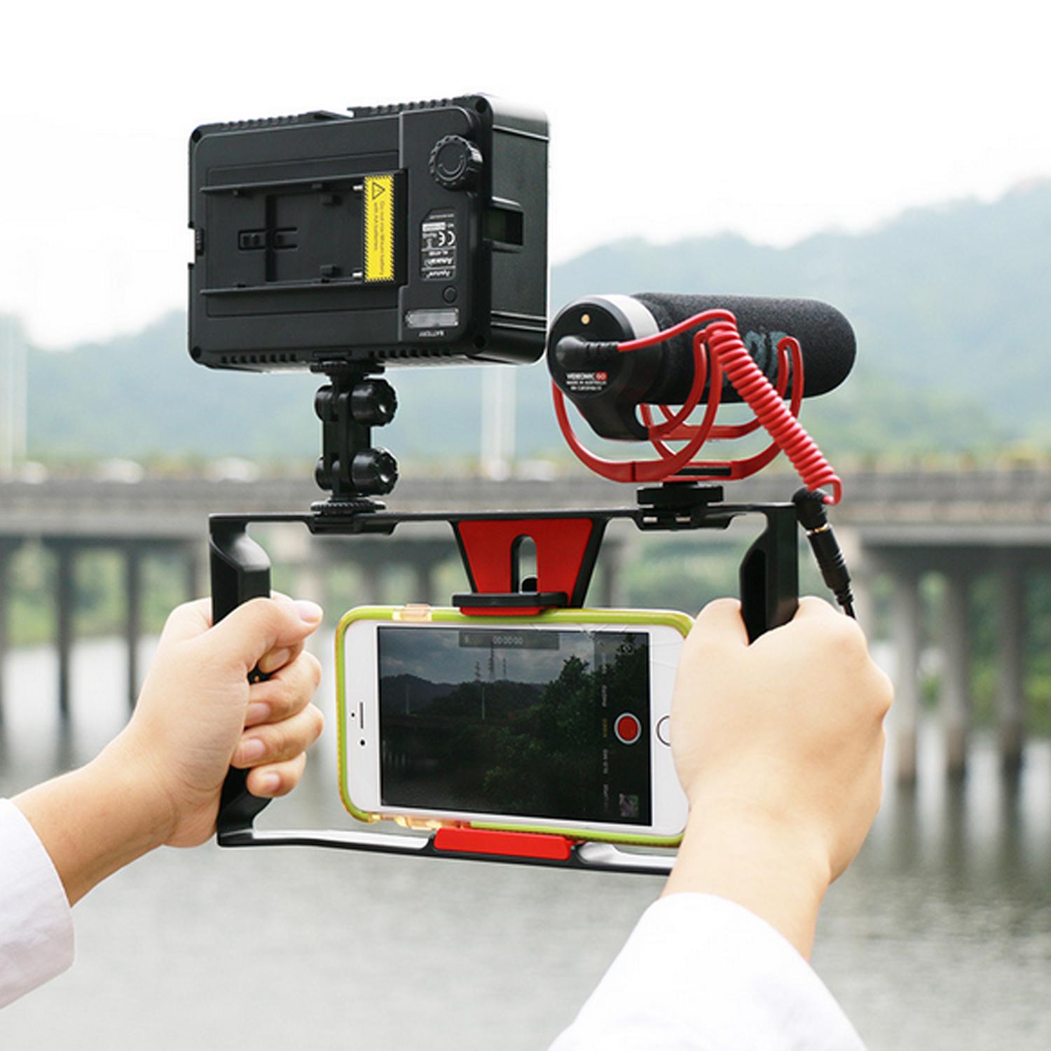Handheld Smartphone Video Rig Case for Live Facebook เคสสำหรับยึดมือถือ ...