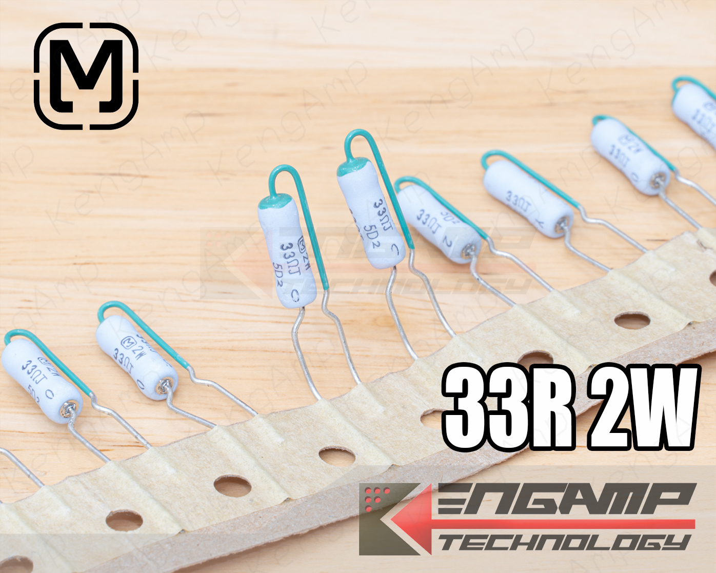 (20ตัว) [RES] 33R 2W 5% ตัวตั้ง Panasonic Metal Oxide Flim | Lazada.co.th