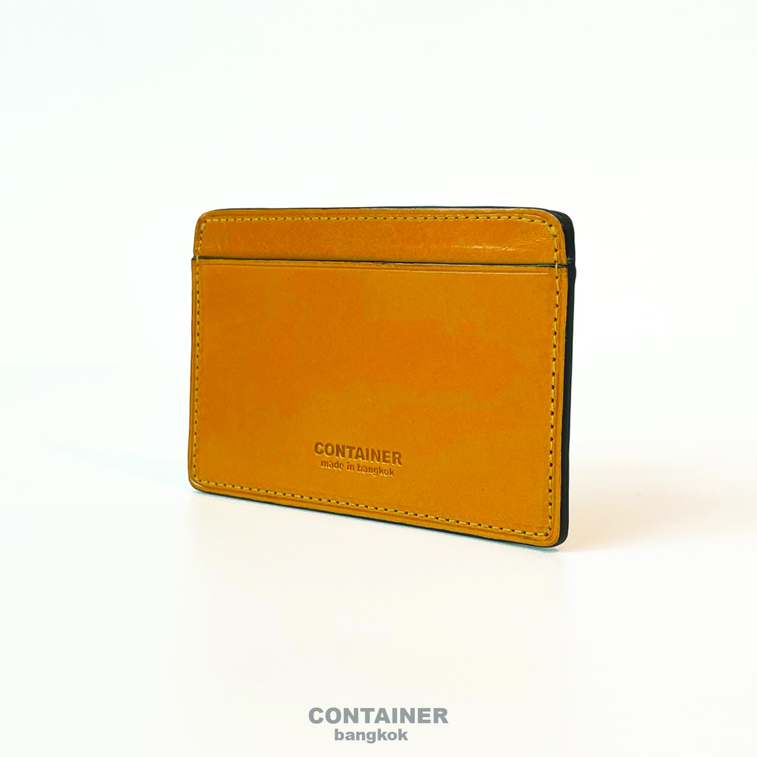 ที่ใส่การ์ด สีเหลือง Compact Card Holder Mustard - Containerbag - ThaiPick