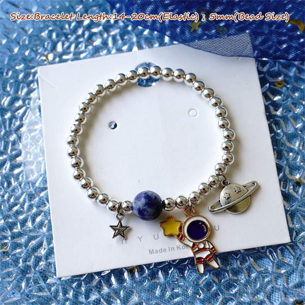 CUTE-FA ใหม่อินเทรนด์ยืดหยุ่นของขวัญเครื่องประดับกำไลข้อมือนักบินอวกาศ ...