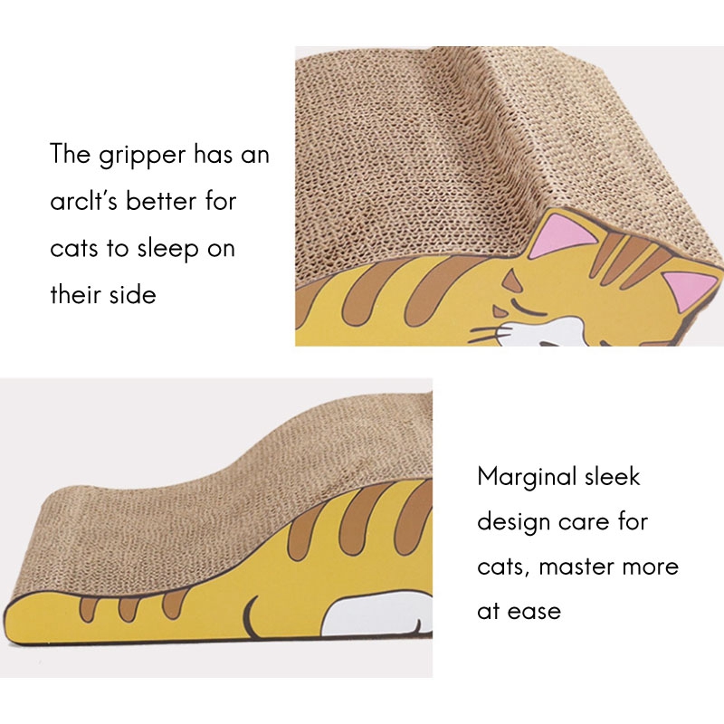 Pet Cat Paper Scraper Board Kitten Scratching Post for Cats Scratcher ...