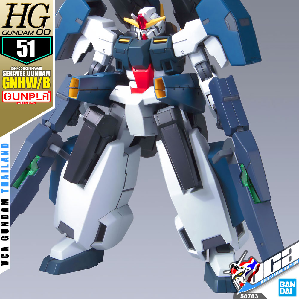 BANDAI GUNPLA HIGH GRADE HG 1/144 SERAVEE GUNDAM GNHW/B โมเดล กันดั้ม กันพลา VCA GUNDAM - VCA ...