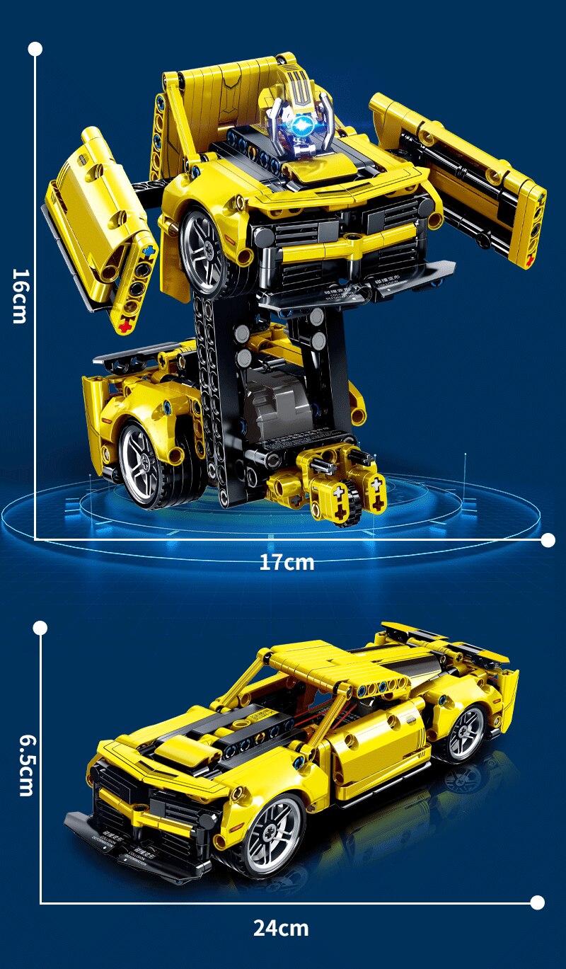 LEGO 2 In 1 Deformation Cars Building Blocks Model Transform Racing ...