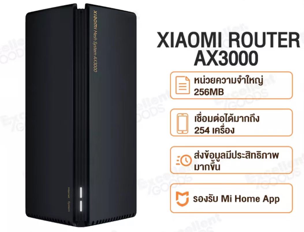 รับประกัน 1 ปี Xiaomi Router AX3000 mesh router เราเตอร์ เราเตอร์รับ ...
