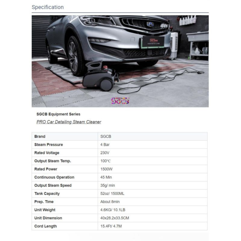 SGCB Steam Cleaner เครื่องพ่นไอน้ำ ทำความสะอาด รุ่นใหม่ - Frongcheng ...